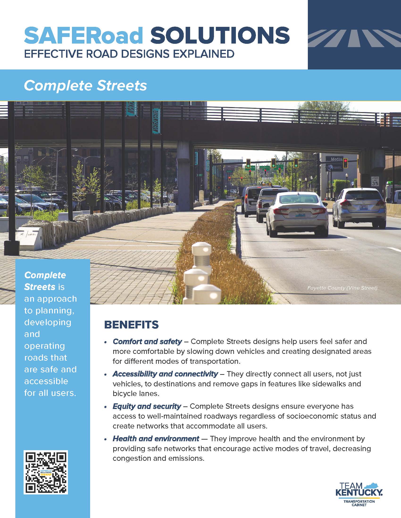 Complete Streets | KYTC SAFERoads Solutions